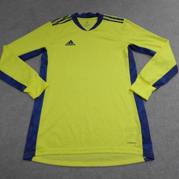 adidas | Shirts | Adidas Shirt Medium Yellow Neon Long Sleeve ...